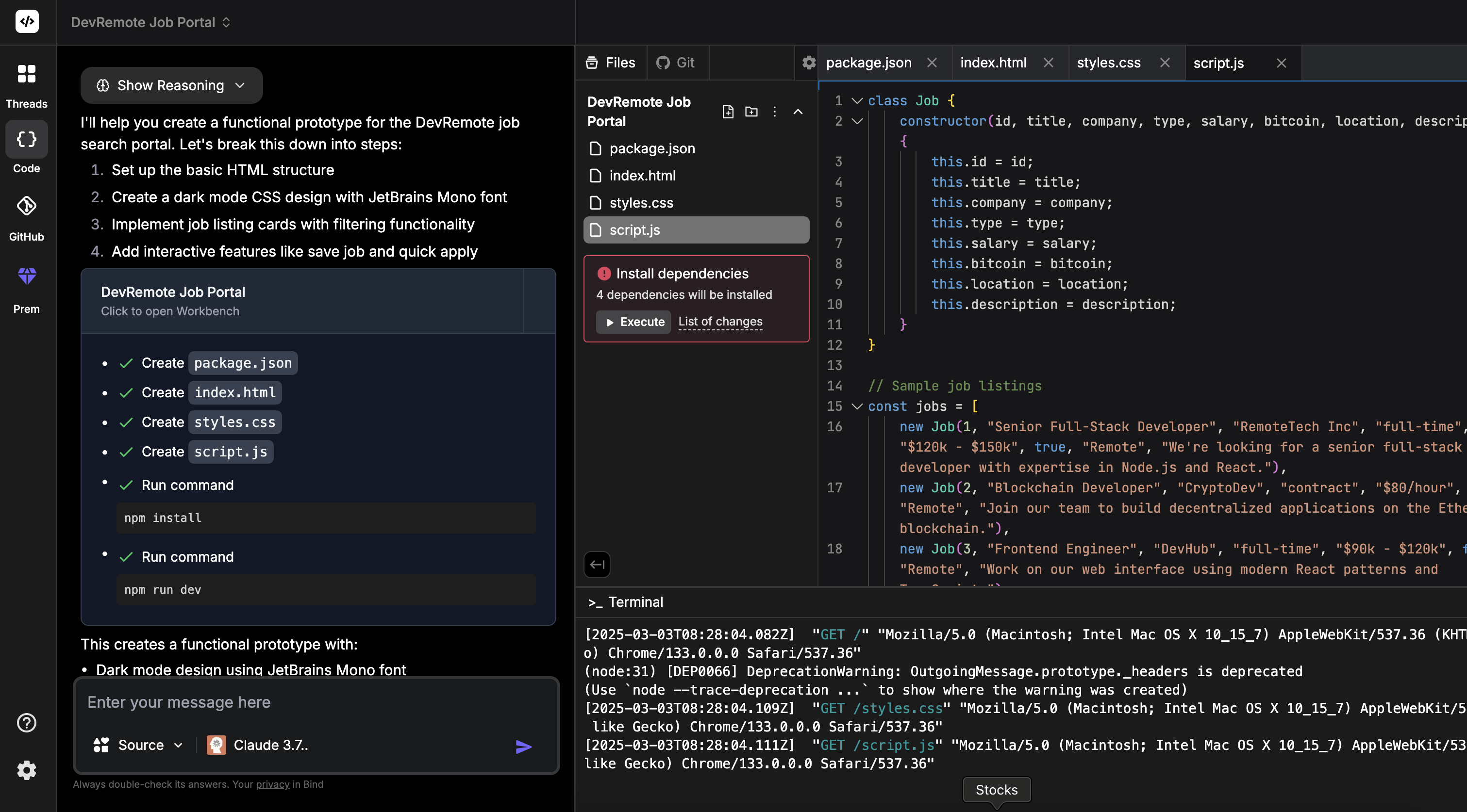IDE by Bind AI | Alternative to Lovable, Cursor, Replit